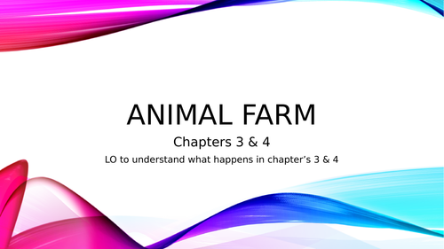 Animal Farm GCSE revision power points | Teaching Resources