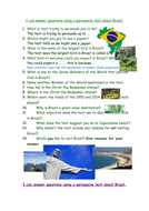 Visit Brazil Persuasive text comprehension | Teaching Resources