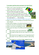 Visit Brazil Persuasive text comprehension | Teaching Resources