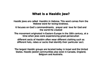 What do we know about the Jews? | Teaching Resources