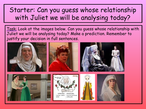 The Nurse in Romeo and Juliet | Teaching Resources