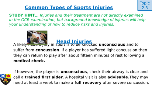 GCSE PE OCR Paper 1 | Teaching Resources