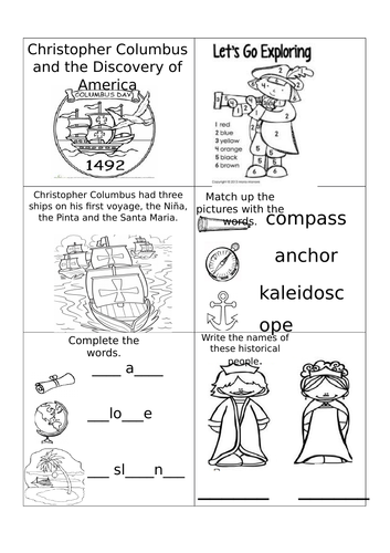 The Discovery of America and Columbus | Teaching Resources