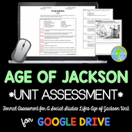 Andrew Jackson Test | Teaching Resources