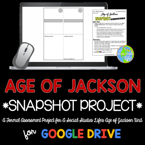 Andrew Jackson Snapshot Foldable Project | Teaching Resources