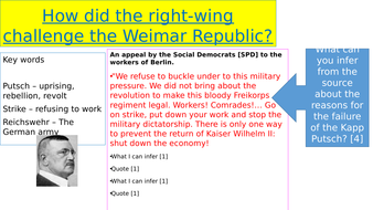 The Kapp Putsch - Edexcel GCSE (9-1) History Weimar and Nazi Germany ...