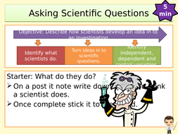 Working Scientifically: Asking Scientific Questions (KS3 Activate ...