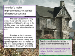 Creative Writing - Sentence Openers | Teaching Resources