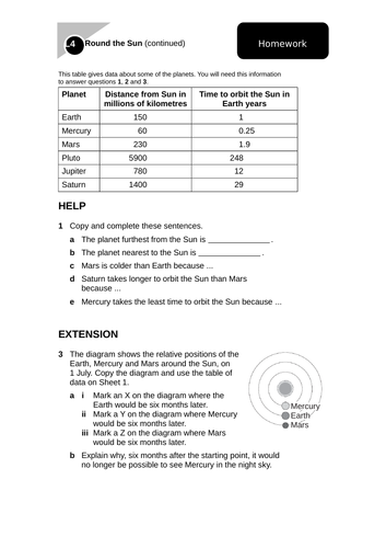 The solar system KS3 AQA chemistry | Teaching Resources