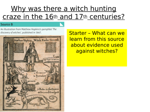 Why was there a witch-hunting craze in the 16th and 17th Centuries ...