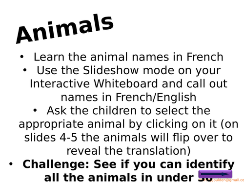 French Animals | Teaching Resources