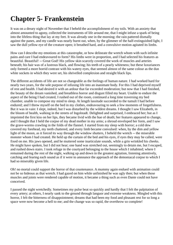Frankenstein language analysis Edexcel Paper 1 | Teaching Resources