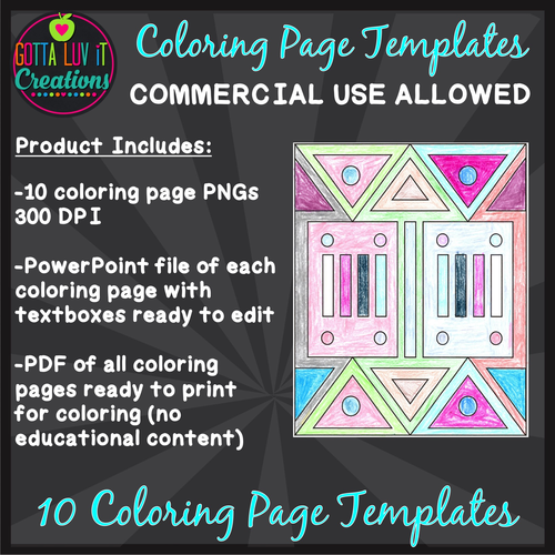 Make Your Own Kit 1: Color by Code, Number, or Word Activity (Editable ...