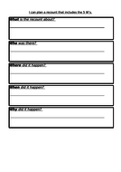 Trip Recount Plan and Resources | Teaching Resources