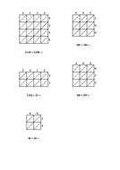 Lattice multiplication worksheets | Teaching Resources