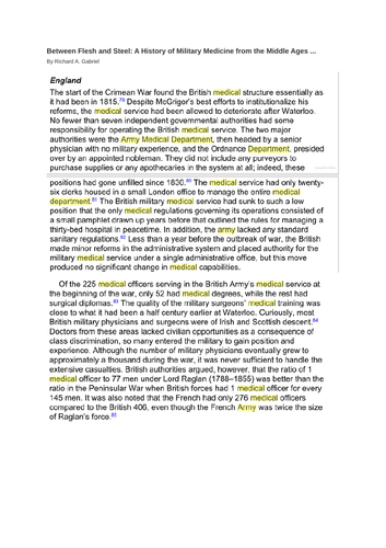 Depth 2 - The Crimean War - 'The British experience of warfare 1790 ...