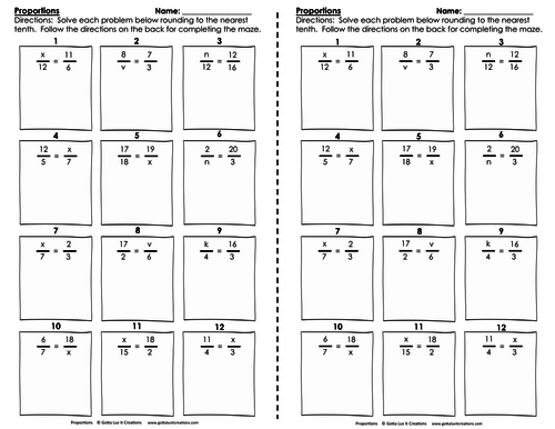 FREE DOWNLOAD - Proportions Color by Answer & Maze Sampler | Teaching ...