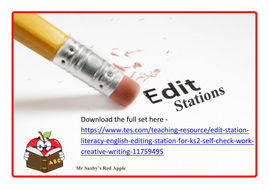 Speech Edit Station | Teaching Resources