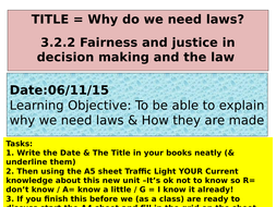 How laws are made | Teaching Resources