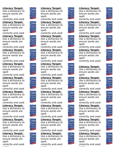 Adaptable literacy target stickers ! | Teaching Resources