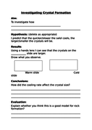 8Hb Investigating Crystal Formation (Salol practical) | Teaching Resources