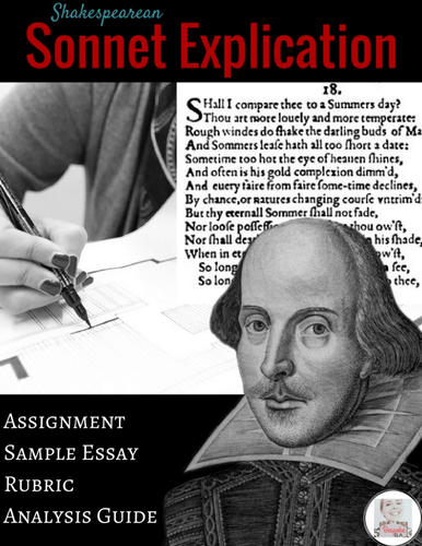 Shakespearean Sonnet Explication Assignment, Sample, & Rubric ...