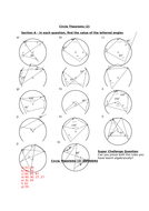All Circle Theorems | Teaching Resources