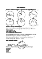 All Circle Theorems | Teaching Resources