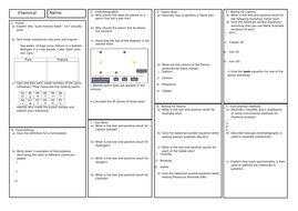 New GCSE AQA Chemistry - Chemical Analysis Revision Broadsheet ...