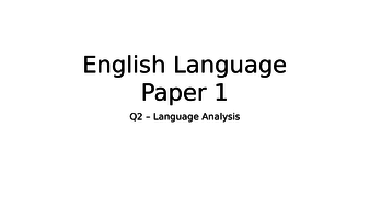 AQA GCSE English Language Paper 1 Lessons and Practice Paper (Q1-Q5 ...