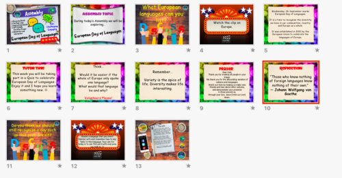 European day of Languages Assembly | Teaching Resources