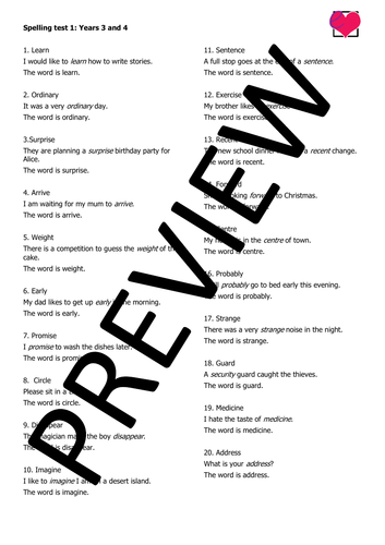 Lower Key Stage 2 Spelling Pack | Teaching Resources