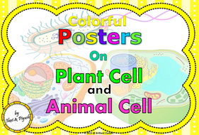 Cell Colorful Posters for Classroom - {Animal Cell / Plant Cell ...