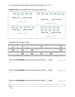 2x 5x 10x table worksheets, Year 2, differentiated 2 ways | Teaching ...