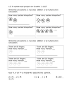 2x 5x 10x table worksheets, Year 2, differentiated 2 ways | Teaching ...