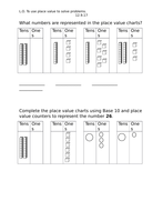 Using place value to solve problems. Year 2, 2 lessons, differentiated ...