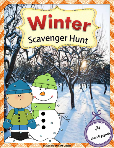 Winter Scavenger Hunt | Teaching Resources