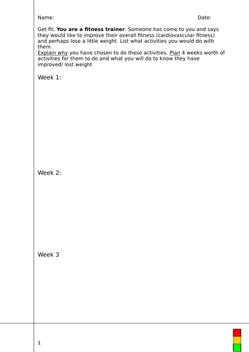 PE Pack of non-doer worksheets | Teaching Resources