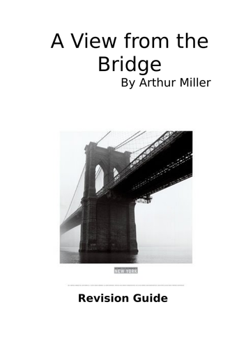 A View from the Bridge - here is pretty much everything you could ever ...