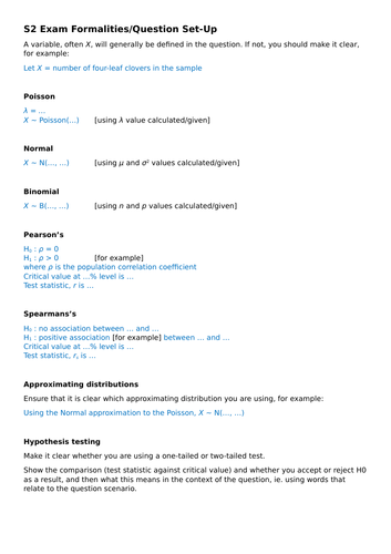 OCR MEI Statistics 2 (complete) | Teaching Resources