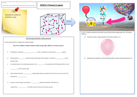 GCSE 9-1 pressure in gases | Teaching Resources