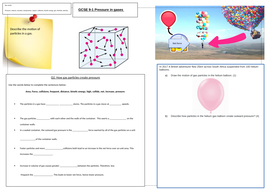 GCSE 9-1 pressure in gases | Teaching Resources