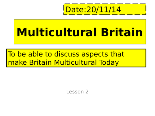 Multicultural Britain | Teaching Resources Multicultural Britain | Teaching Resources