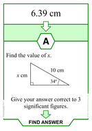 Trigonometry (Treasure Hunt) | Teaching Resources