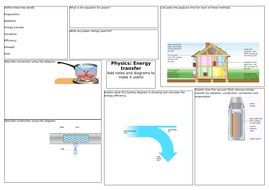 Energy transfer KS3 | Teaching Resources