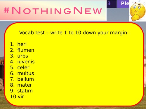 KS 3 Latin 'eo' Verb and Composites | Teaching Resources