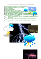 Thunder and Lightning Explanation Text Comprehension Activity ...
