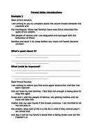 Romeo and Juliet Formal Letter | Teaching Resources