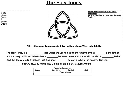 The Holy Trinity: KS3 | Teaching Resources