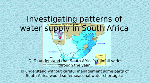 Theme 3 - Lesson 16 - Water Transfer Scheme in South Africa | Teaching ...
